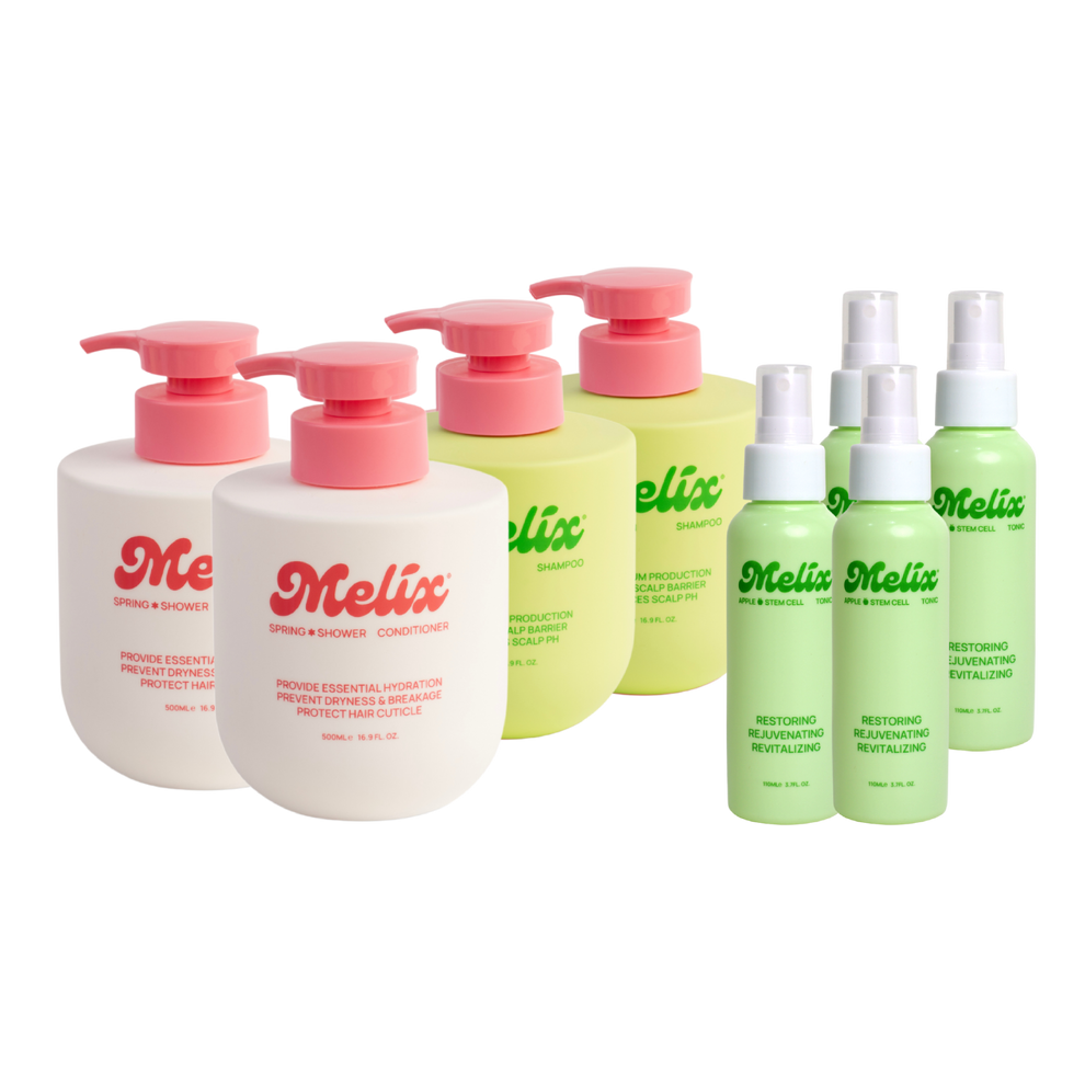 Shampoo & Conditioner + 4*Scalp Essence 10ml – Melix Malaysia